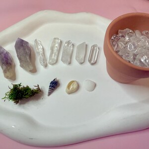 DIY Healing Crystal Flower Pot Kit – Create Your Own Mini Planter With ...
