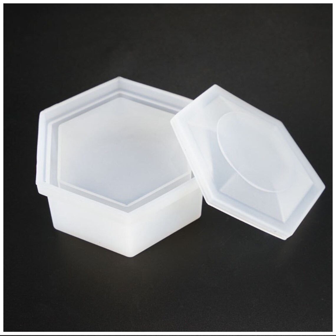 1set Hexagonal Storage Box Silicone Mold DIY Silicone Mold | Etsy