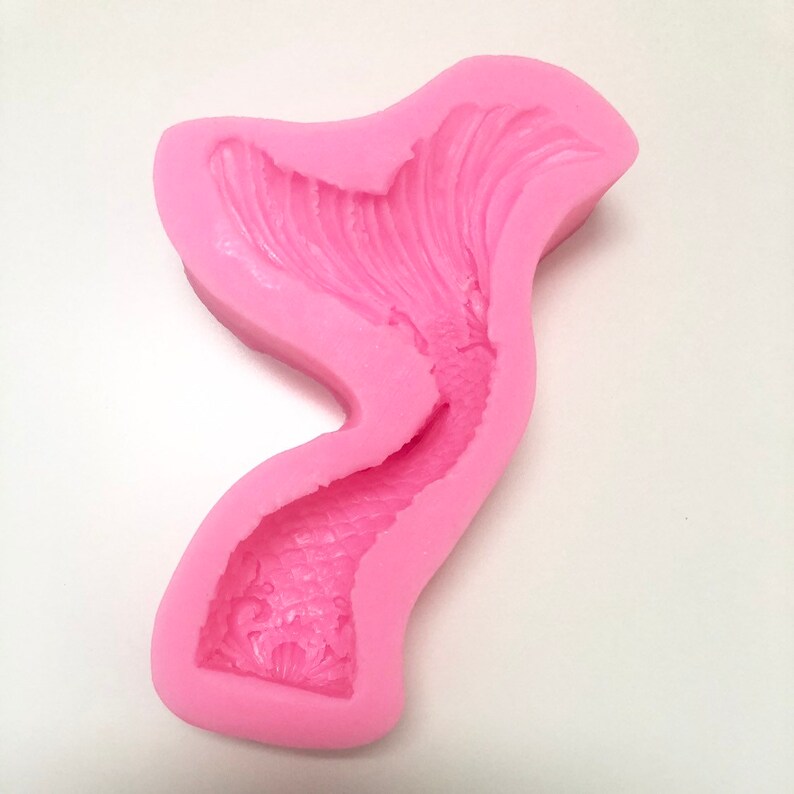 Mermaid Fish Tail Shape MOLD, Pendant Silicone Mold- Pendant Resin ...