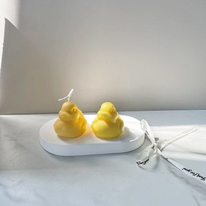 3D Cute Duck Candle Mold, Concrete Mold, Silicone Chocolate Molds, DIY ...