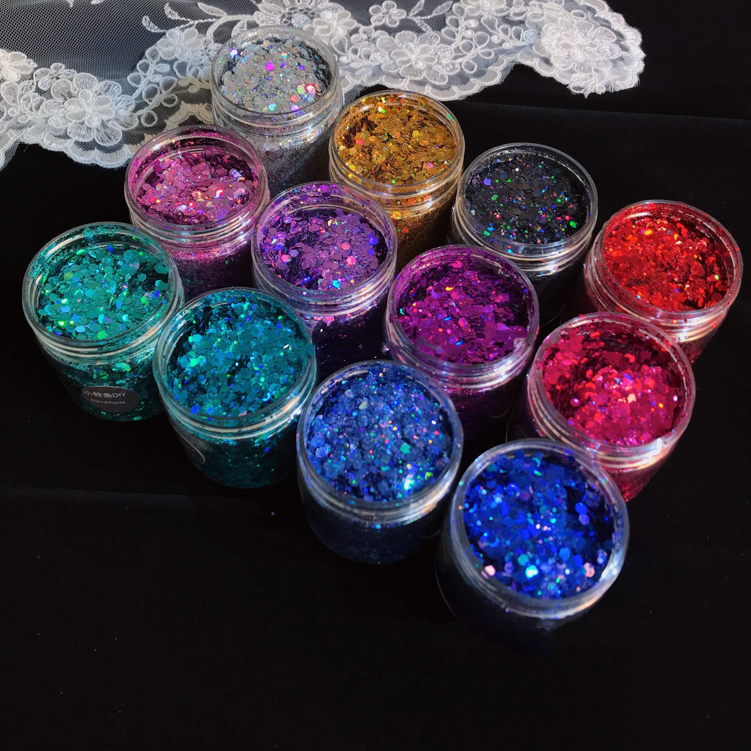 Chunky Glitter Craft loose Glitter 100ml DIY Craft Jewelry | Etsy