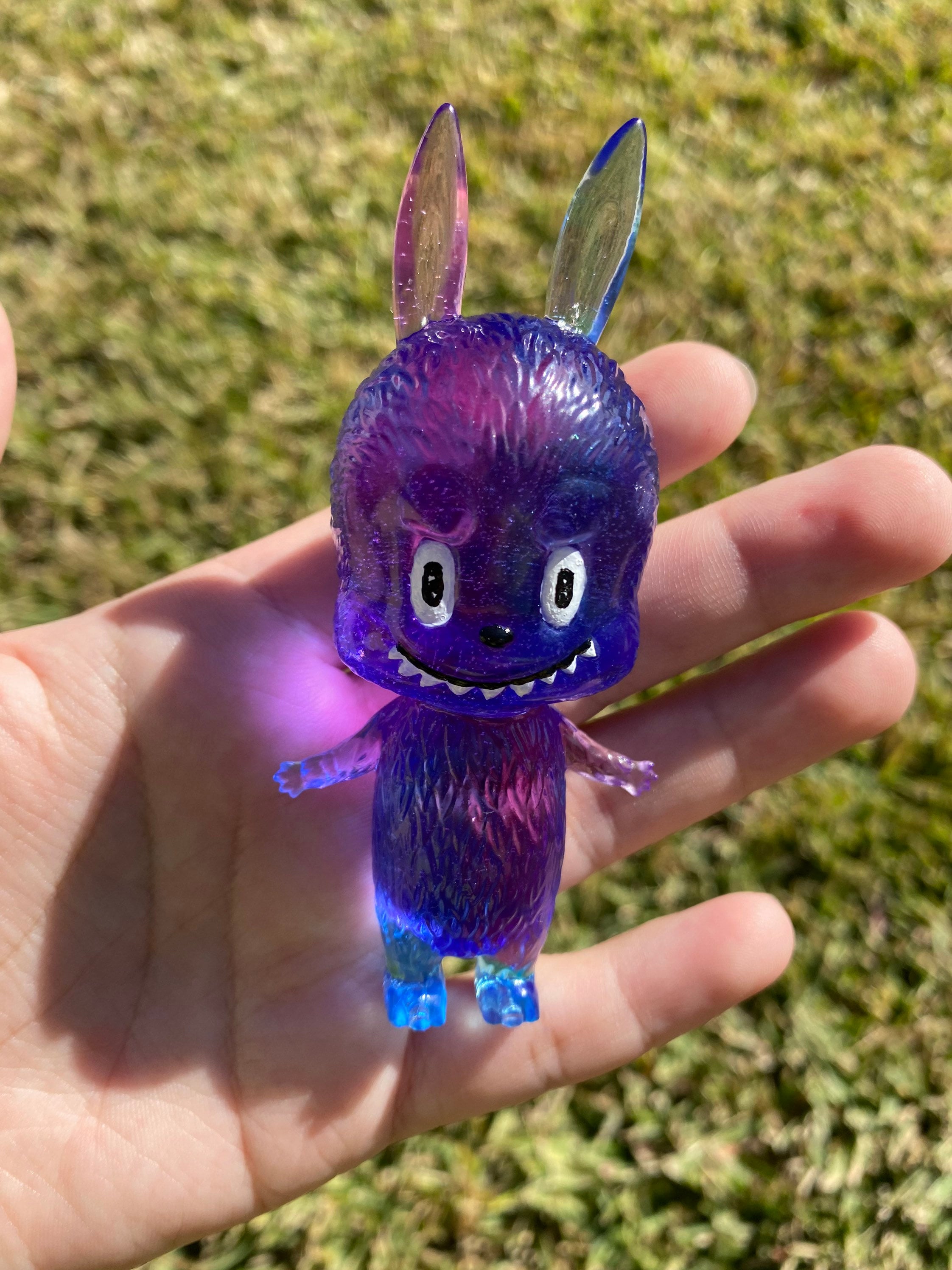 The monster Labubu figurine DIY Handmade sculpture cute cool | Etsy