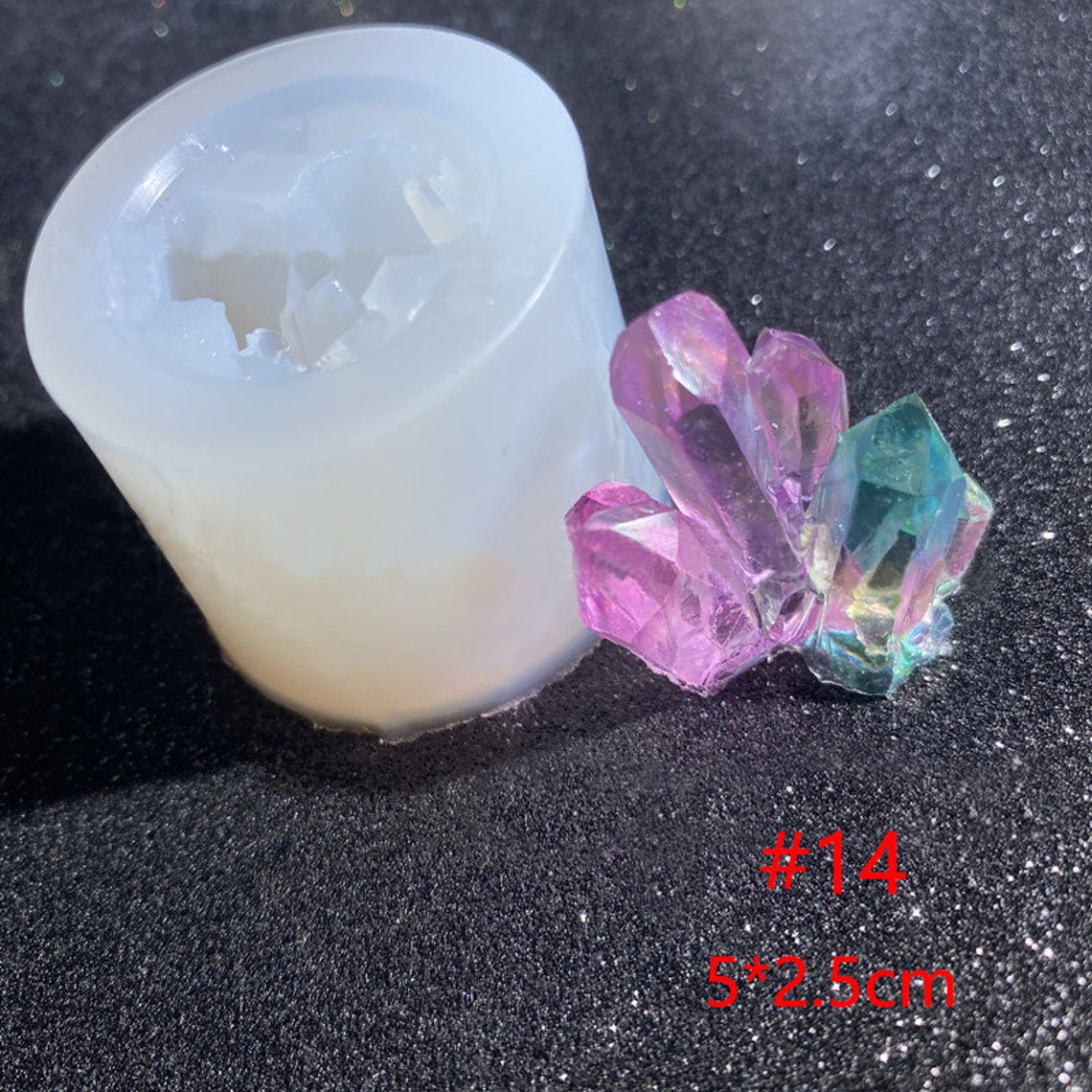 Small Crystal Coral Silicone Mold-diamond Crystal Column - Etsy