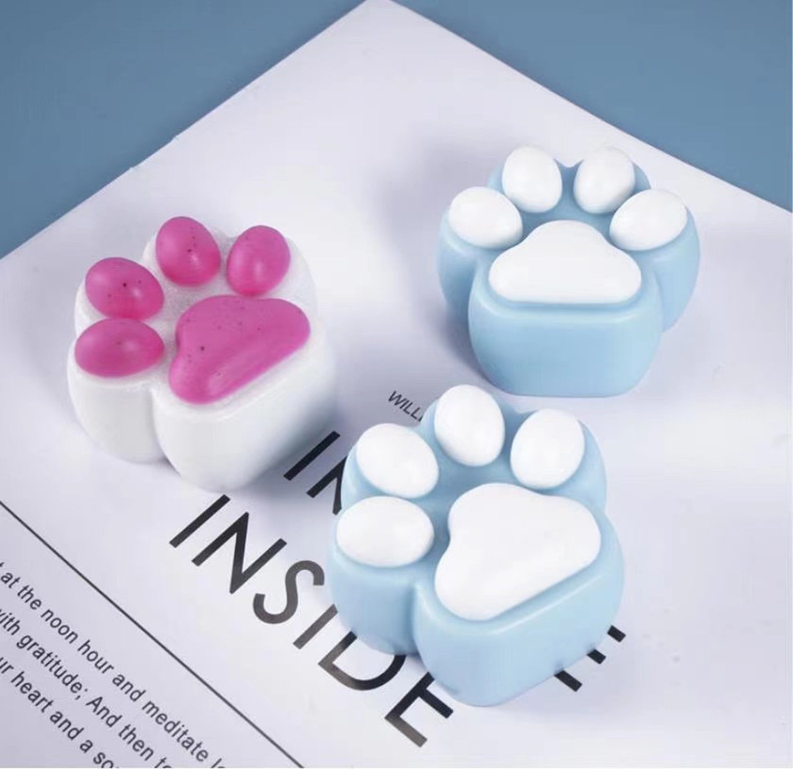 Cat Claw Keychain Resin Molds-kawai Cat's Paw Silicone - Etsy