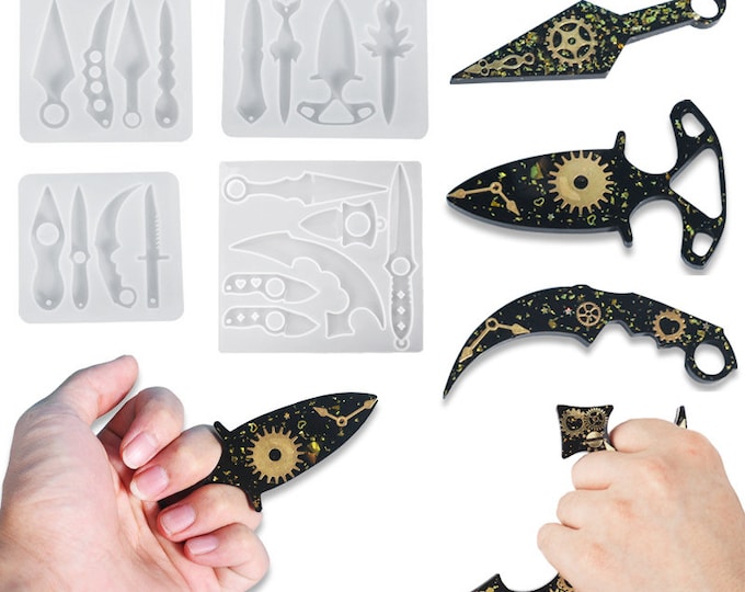Resin Molds-sword Silicone Mold-opening Knife Resin Mold-epoxy Resin ...