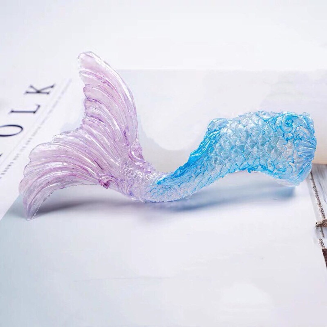 Mermaid Fish Tail Shape MOLD, Pendant Silicone Mold- Pendant Resin ...