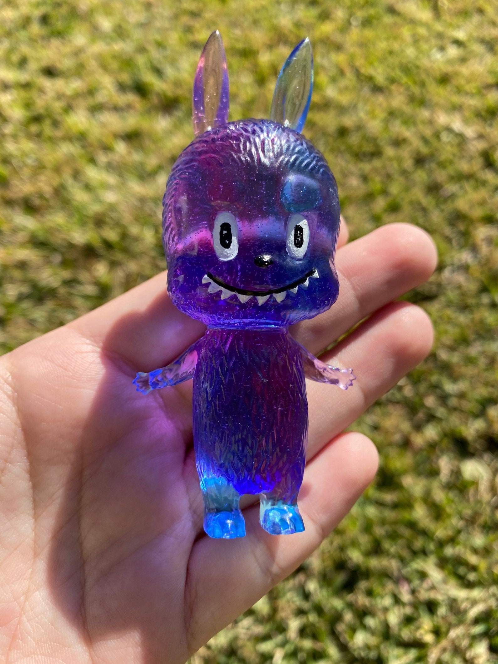 The monster Labubu figurine DIY Handmade sculpture cute cool | Etsy