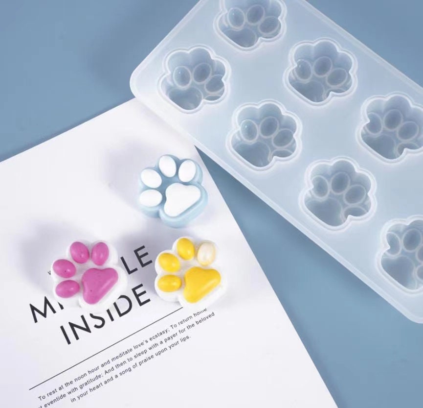 Cat Claw Keychain Resin Molds-kawai Cat's Paw Silicone - Etsy