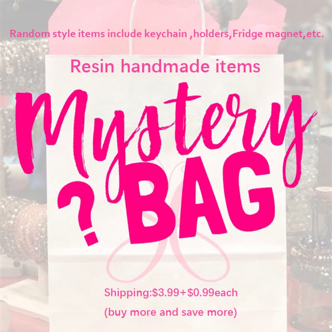 Mystery Bag Mystery Box Grab Bags Blind Bags Resin Blind - Etsy
