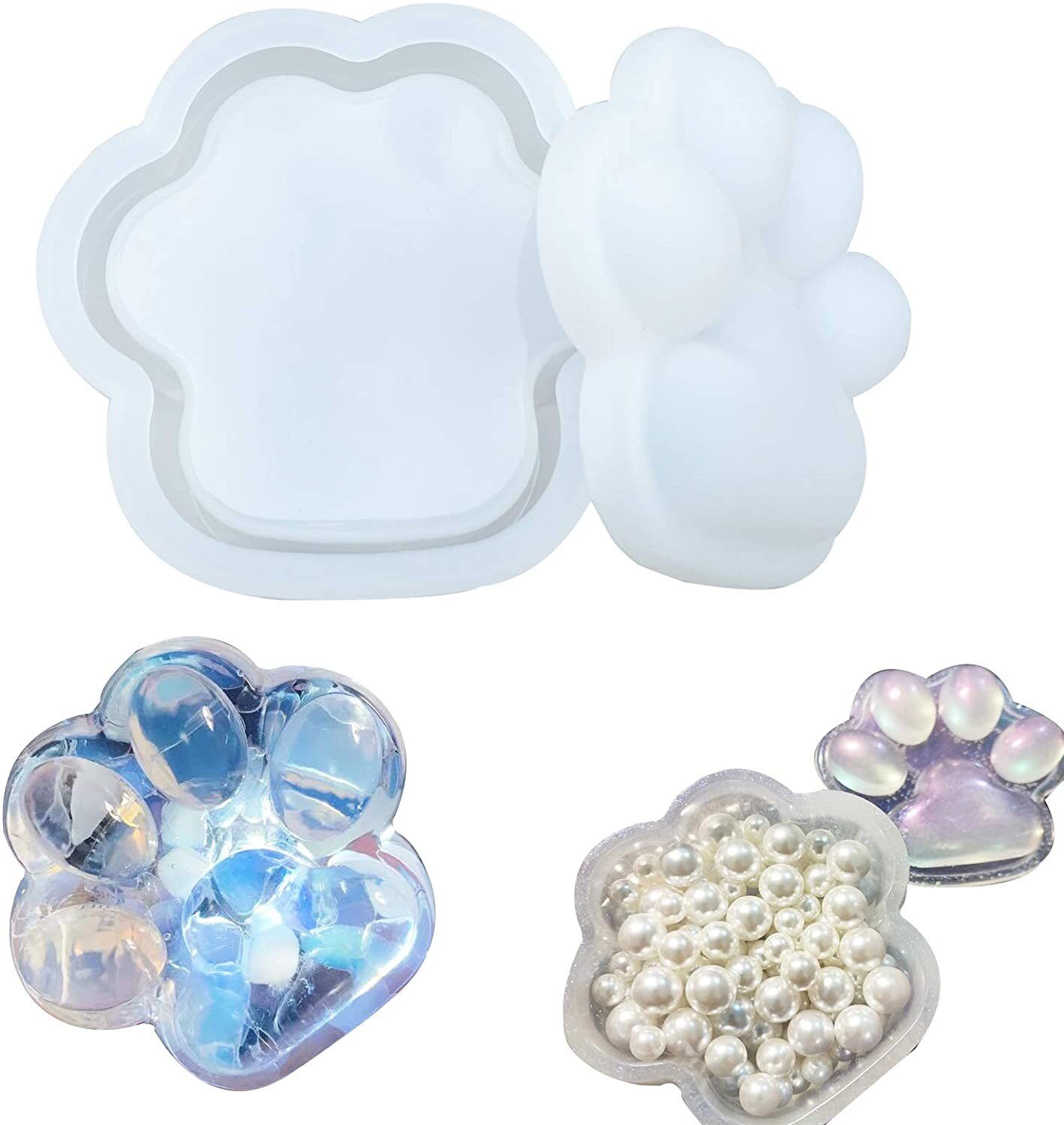 Cat Paw Storage Box Mold Cute Storage Box Mold Jewelry | Etsy