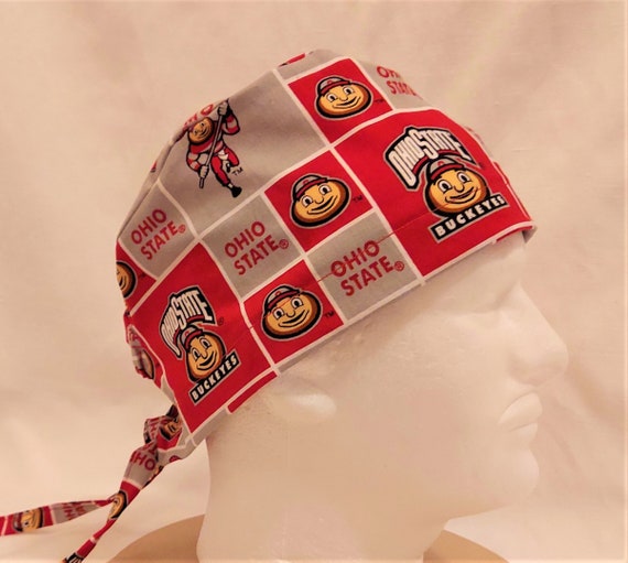 Ohio State Buckeyes Scrub Cap Custom Orders 2 Sizes Wear - Etsy