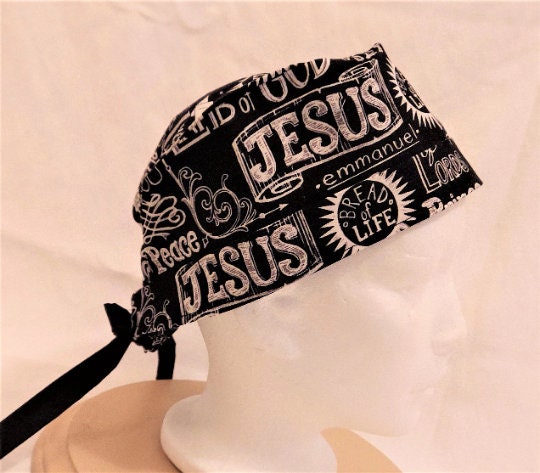 Scrub Cap Christian Mission Custom Orders 3 Fabrics Wear With Rim ...