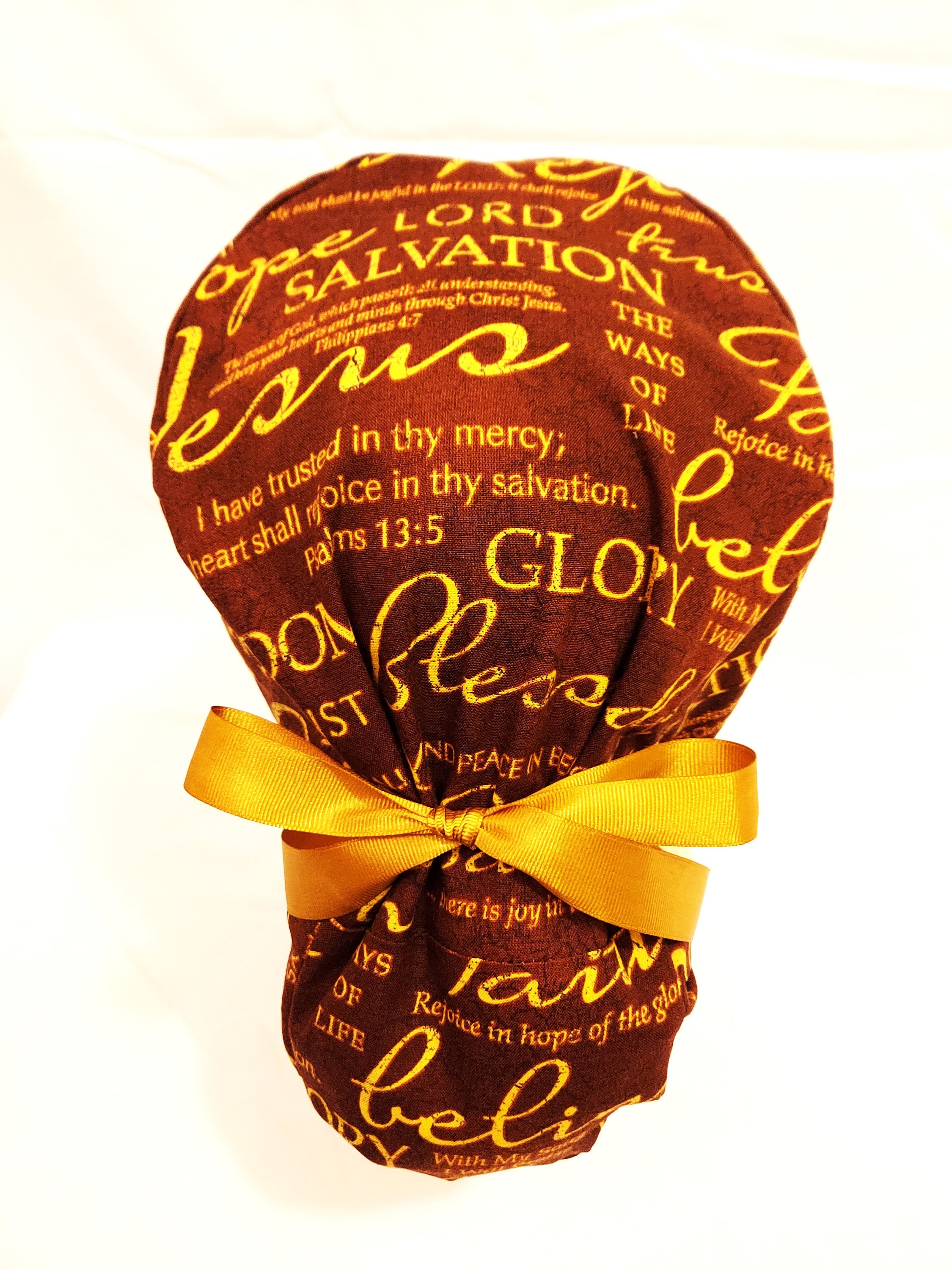 Christian Faith Ponytail Scrub Cap Custom Order Options: 3 Different ...