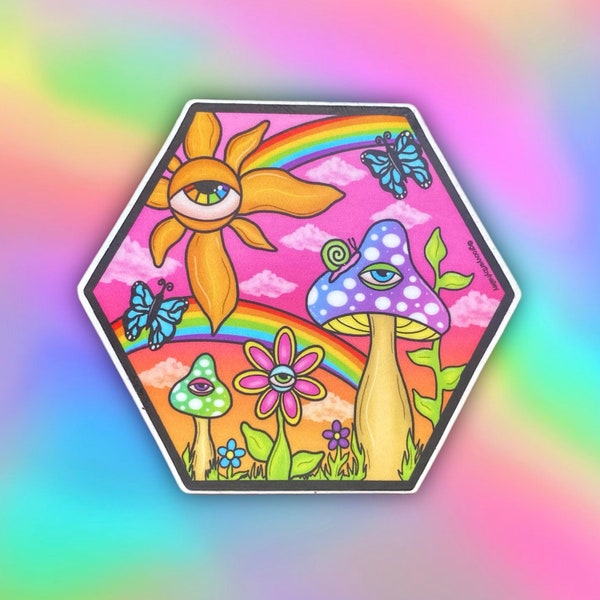 Trippy Sticker - Etsy
