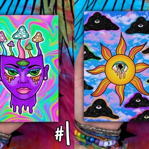 Mini Trippy Prints | Print Collection 5 - Etsy