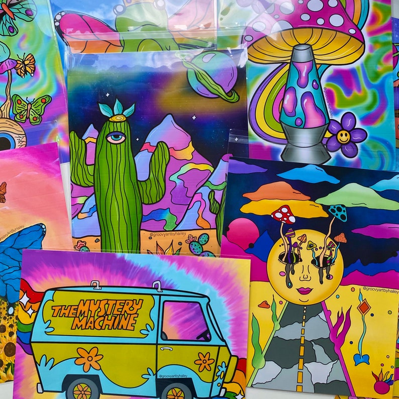 Trippy 8x10 Prints - Etsy