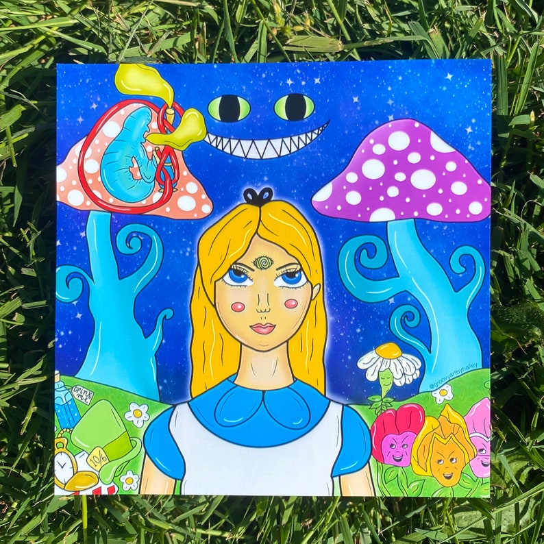 Trippy Square Prints - Etsy