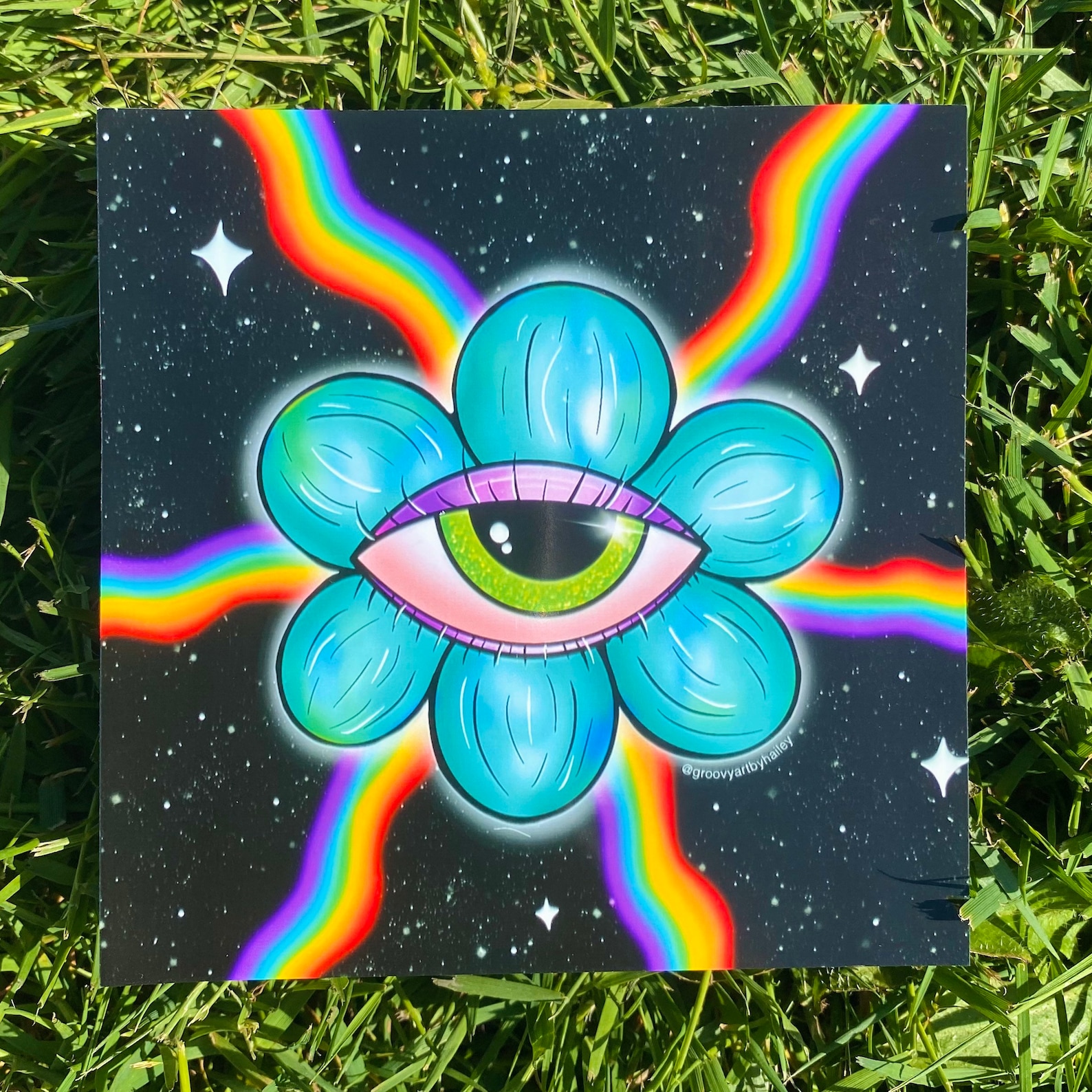 Trippy Square Prints - Etsy
