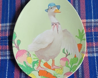 Vintage Yamaji Hexagon Goose Plate - Etsy