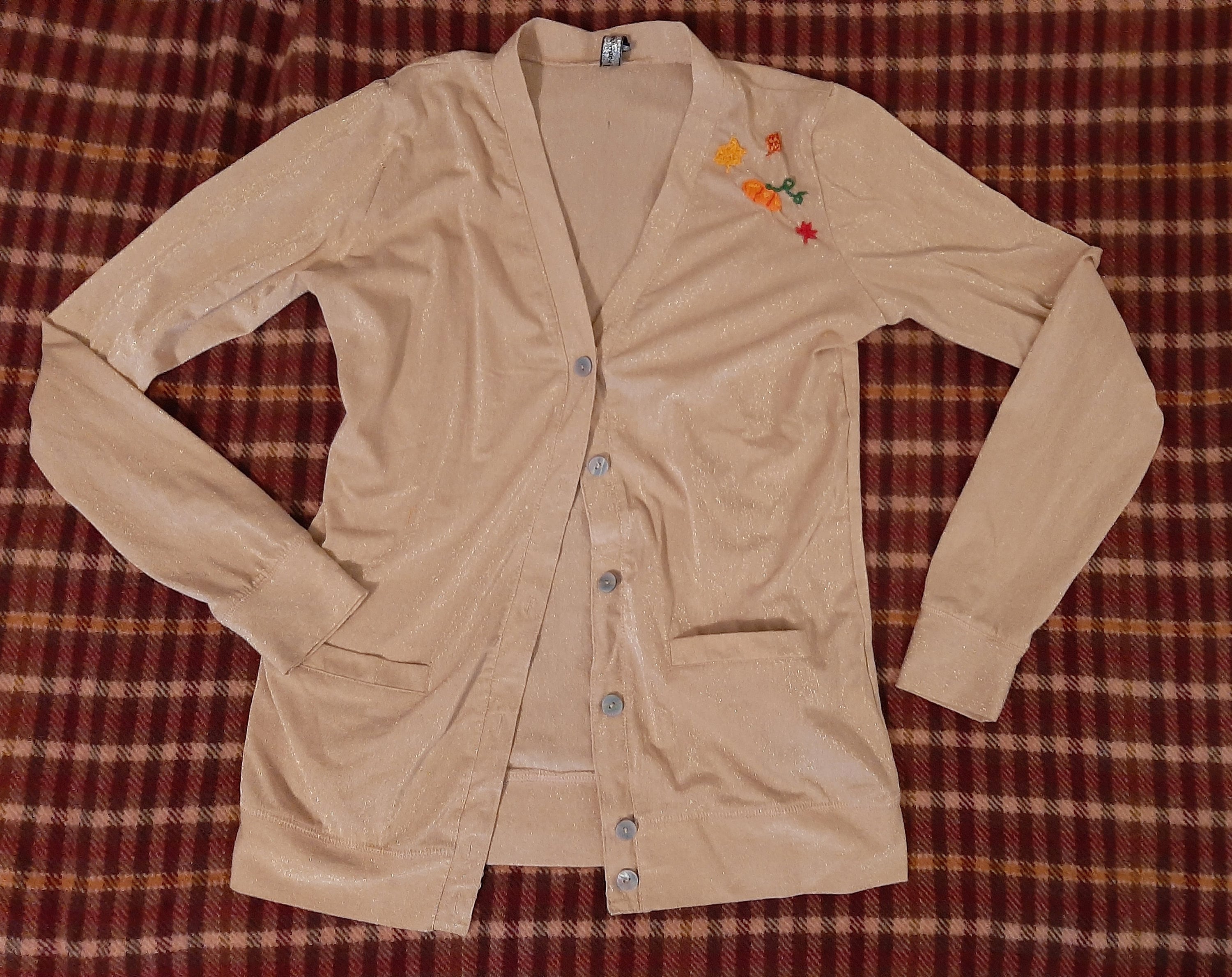 Pumpkin and Leaves Fall Cardigan - Etsy