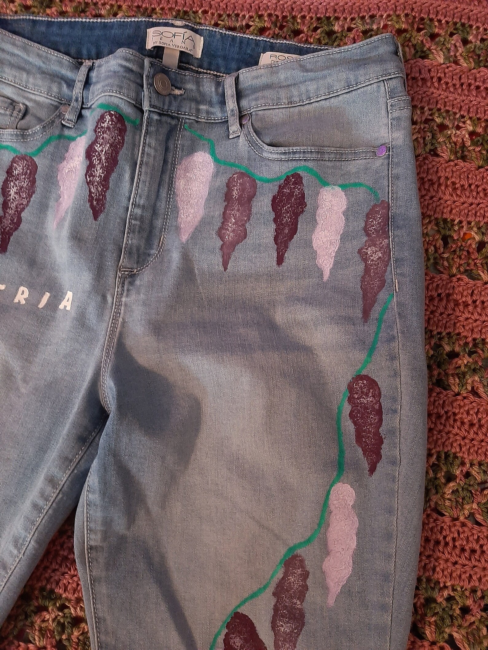 Wisteria Botanical Pants - Etsy