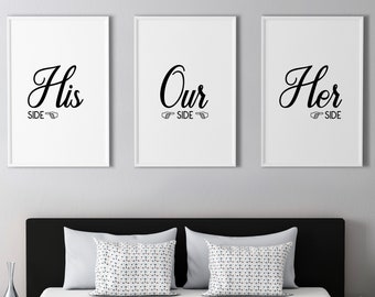 Above bed art | Etsy