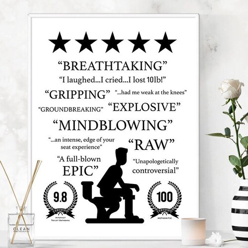 toilet-paper-definition-print-bathroom-wall-decor-funny-etsy