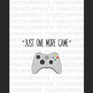 Games Room Wall Art PRINTABLE - Gamer Prints DIGITAL DOWNLOAD - Video ...