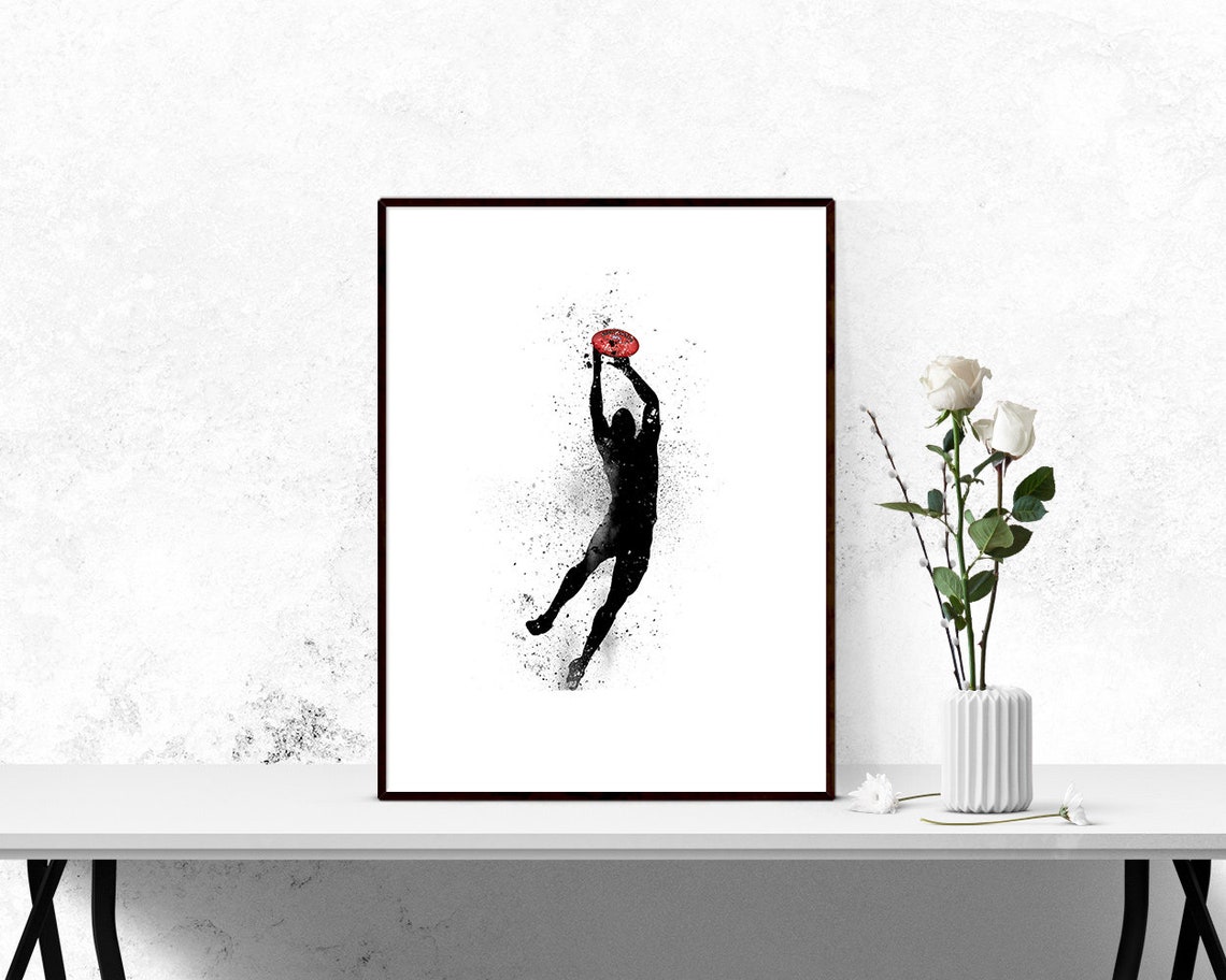 Australian Rules Football Print AFL Poster College Dorm - Etsy