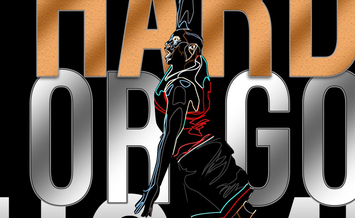 Go Hard Go Home Basketball PRINTABLE Wall Art DIGITAL | Etsy