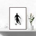 Soccer Poster PRINTABLE Wall Art DIGITAL DOWNLOAD Football Player Print ...