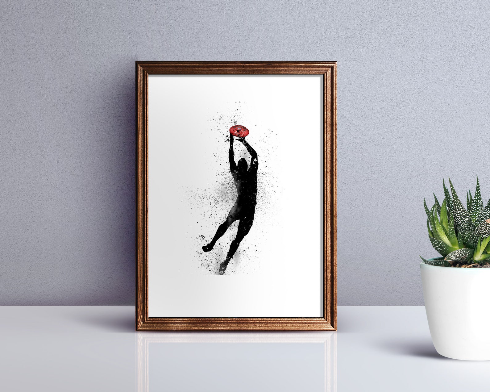 AFL PRINTABLE Wall Art - Digital Download Print - Australian Football ...