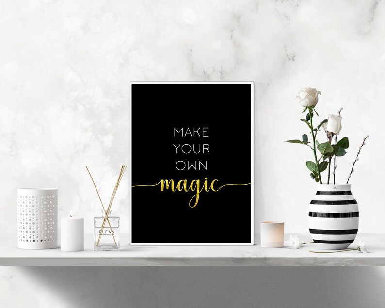 Make Your Own Magic PRINTABLE Wall Art DIGITAL DOWNLOAD | Etsy