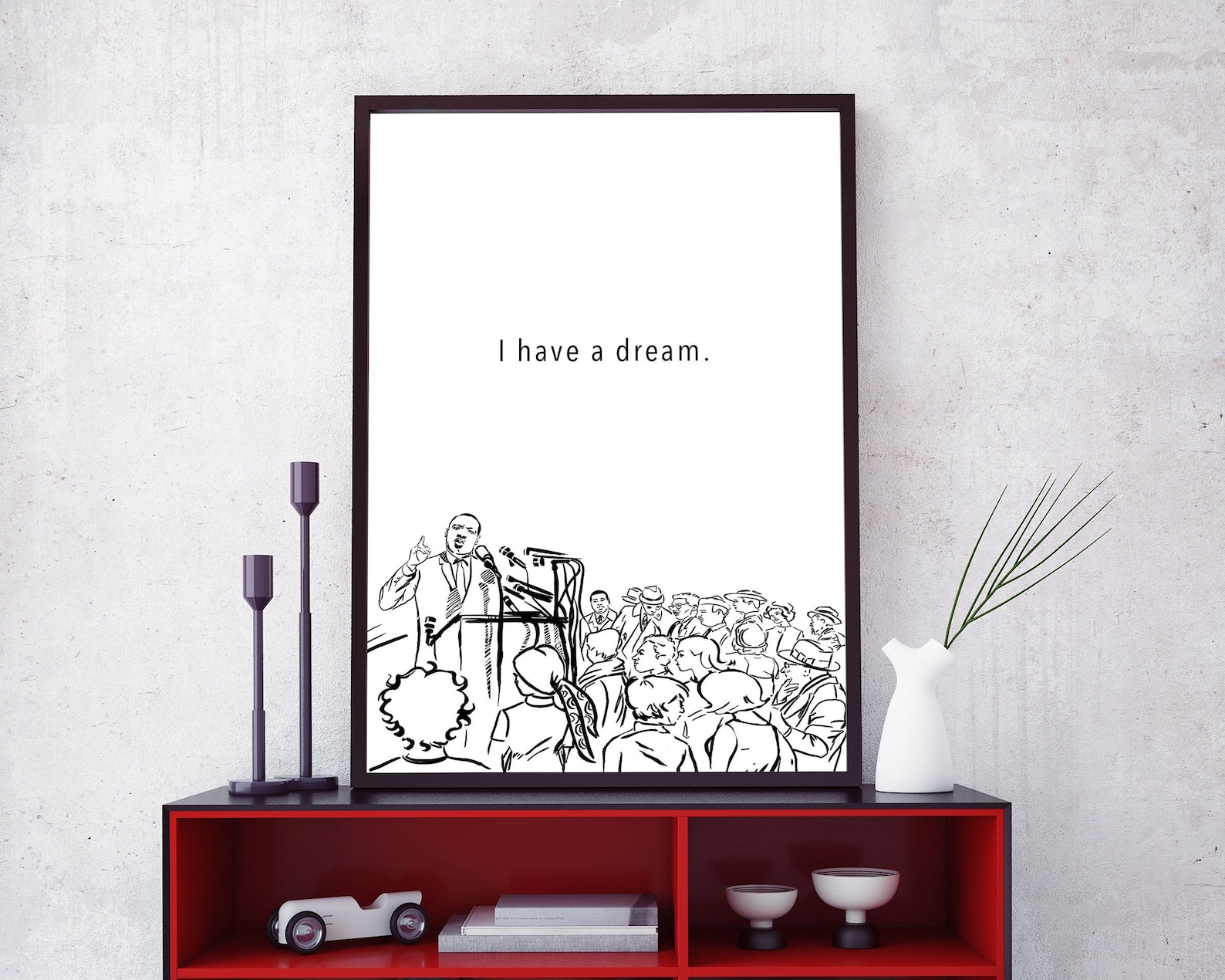 Martin Luther King PRINTABLE Posters MLK DIGITAL Download - Etsy