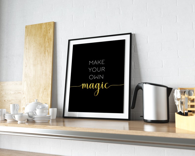 Make Your Own Magic PRINTABLE Wall Art DIGITAL DOWNLOAD | Etsy