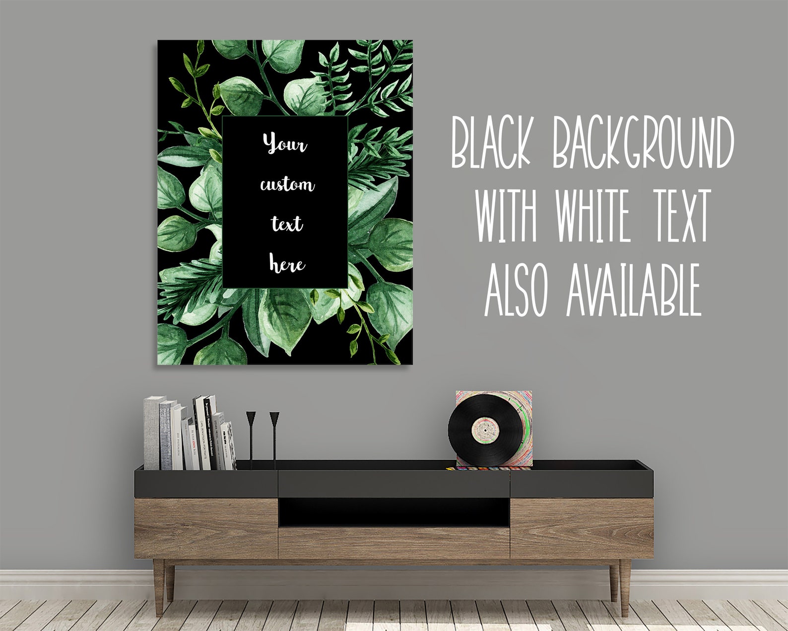 Watercolor Custom Print PRINTABLE Sign Personalized DIGITAL | Etsy