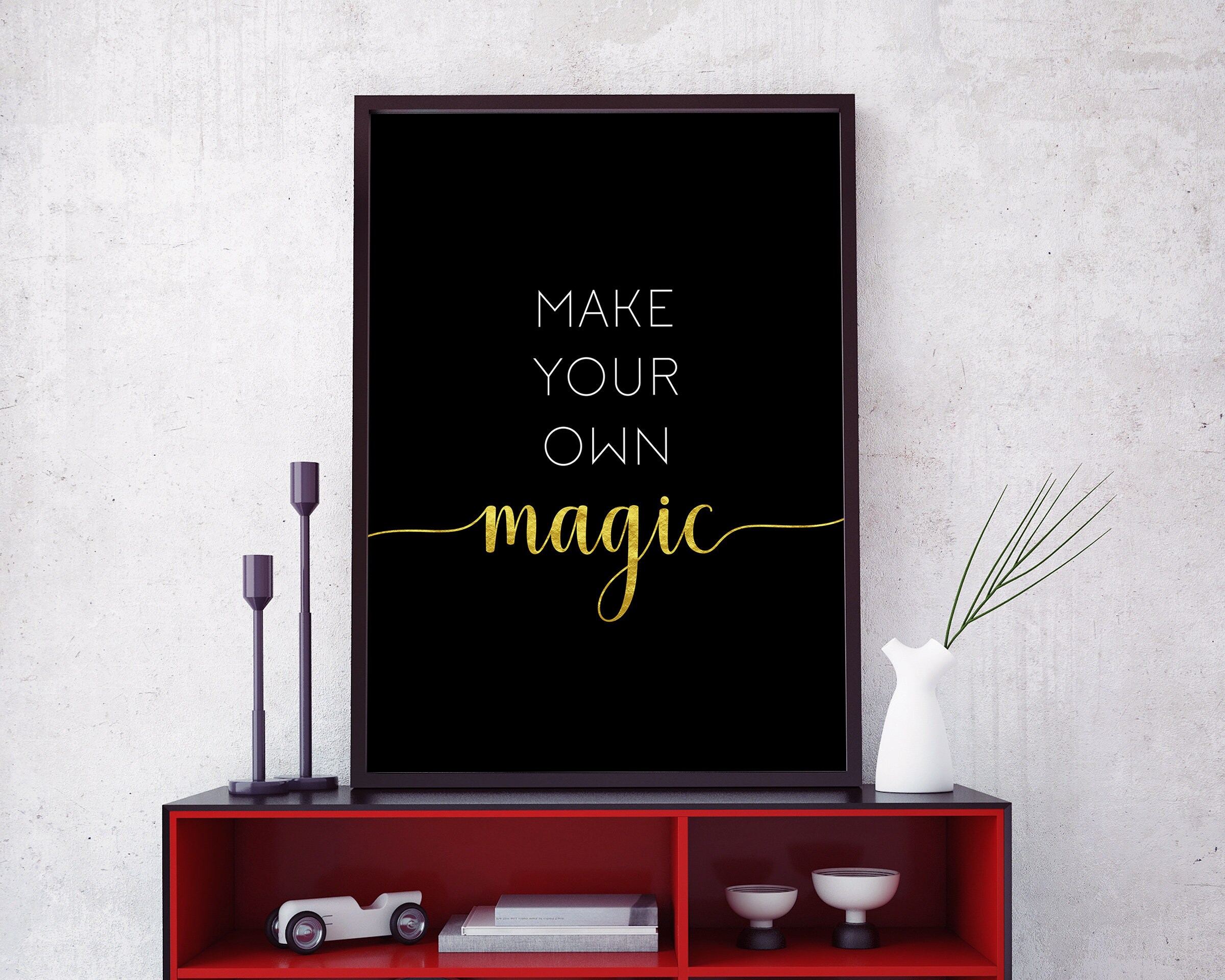 Make Your Own Magic PRINTABLE Wall Art DIGITAL DOWNLOAD | Etsy