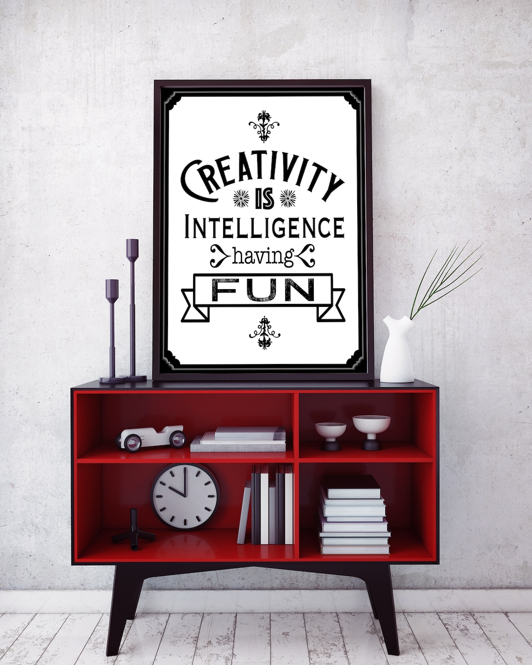 Creativity PRINTABLE Poster - DIGITAL DOWNLOAD Wall Art Quote Print ...