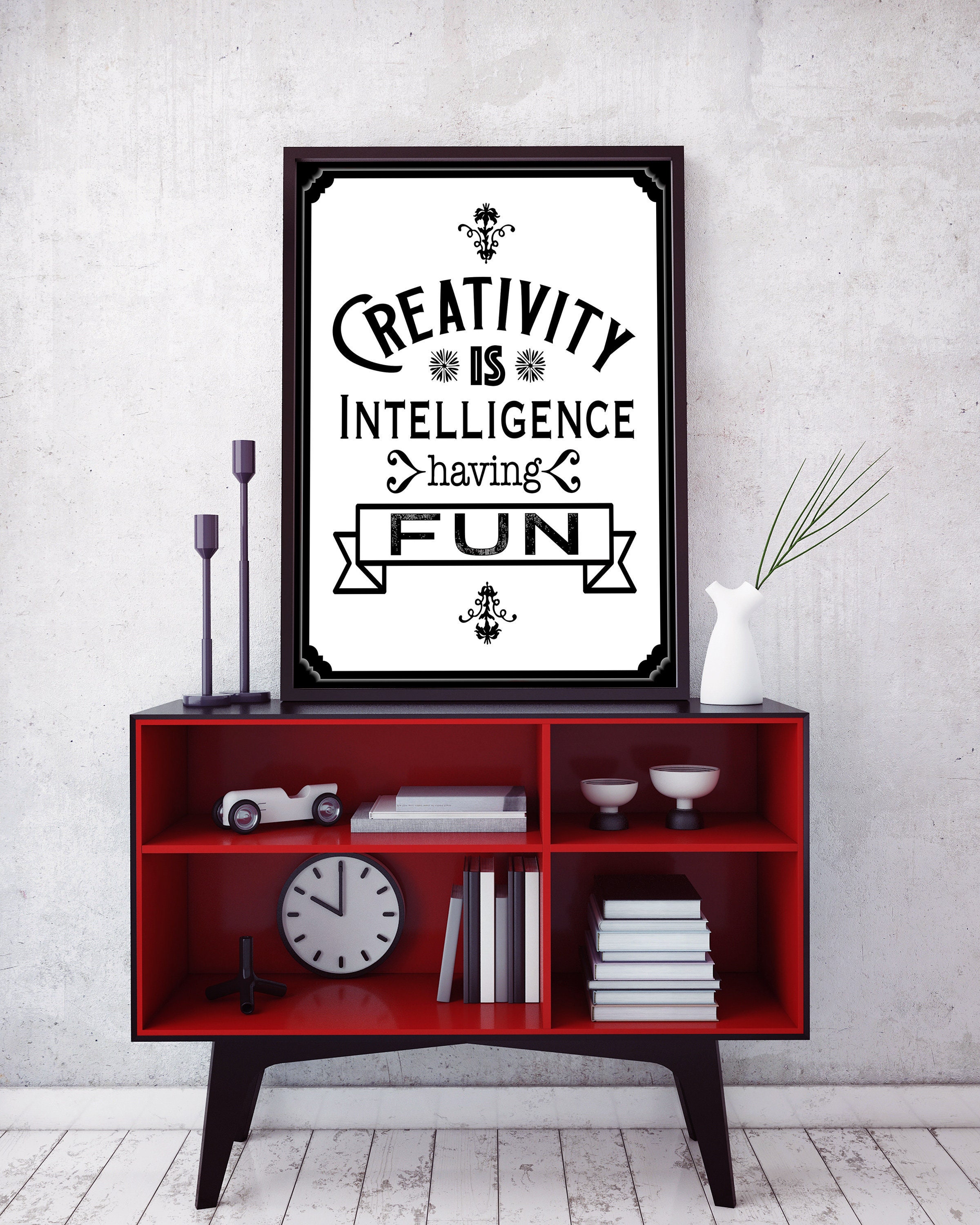 Creativity PRINTABLE Poster DIGITAL DOWNLOAD Wall Art Quote | Etsy