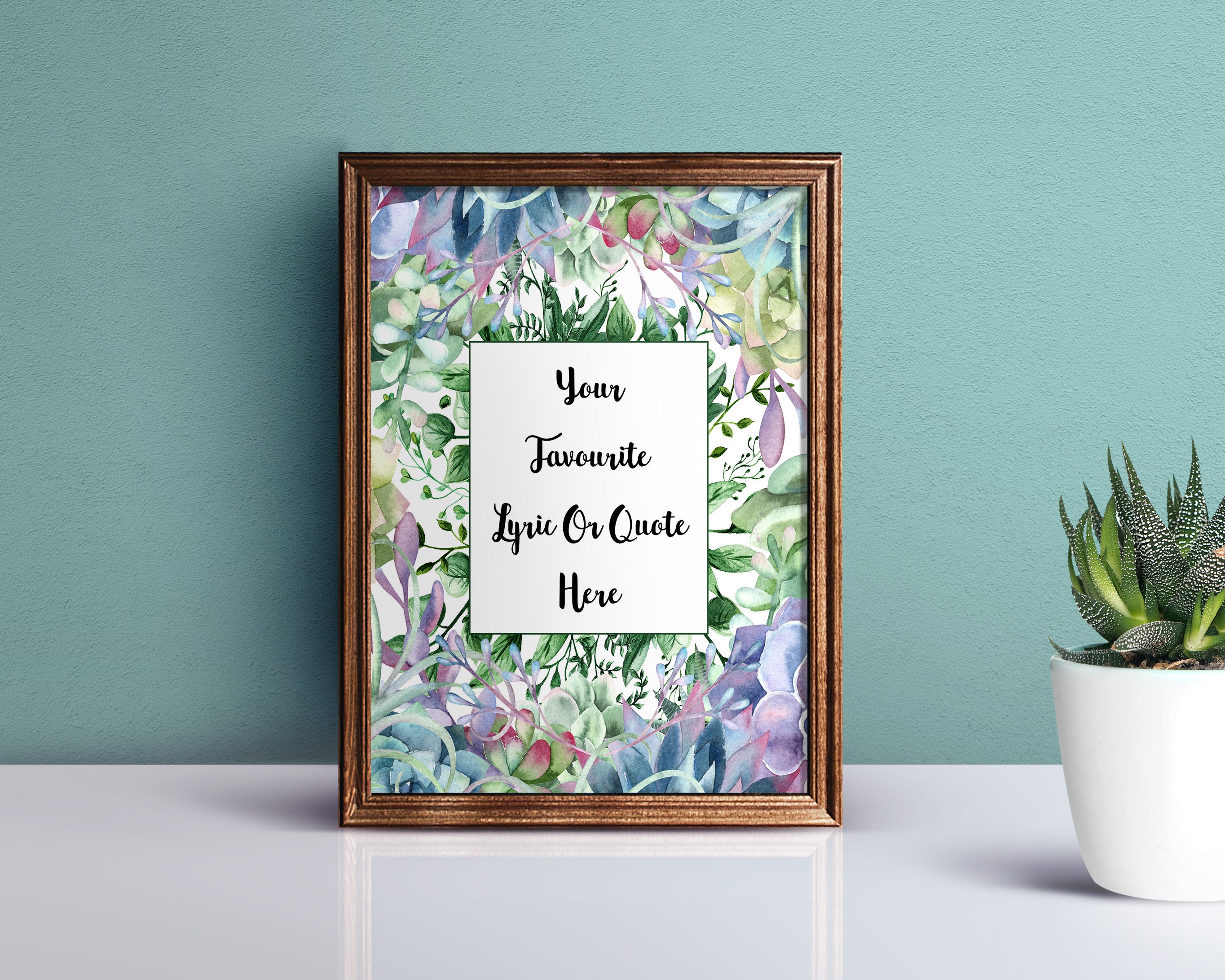 Custom Text PRINTABLE Poster Personalized DIGITAL DOWNLOAD | Etsy