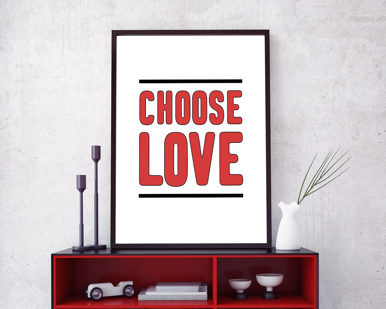 Choose Love PRINTABLE Poster Anti Hate Protest Sign DIGITAL | Etsy UK