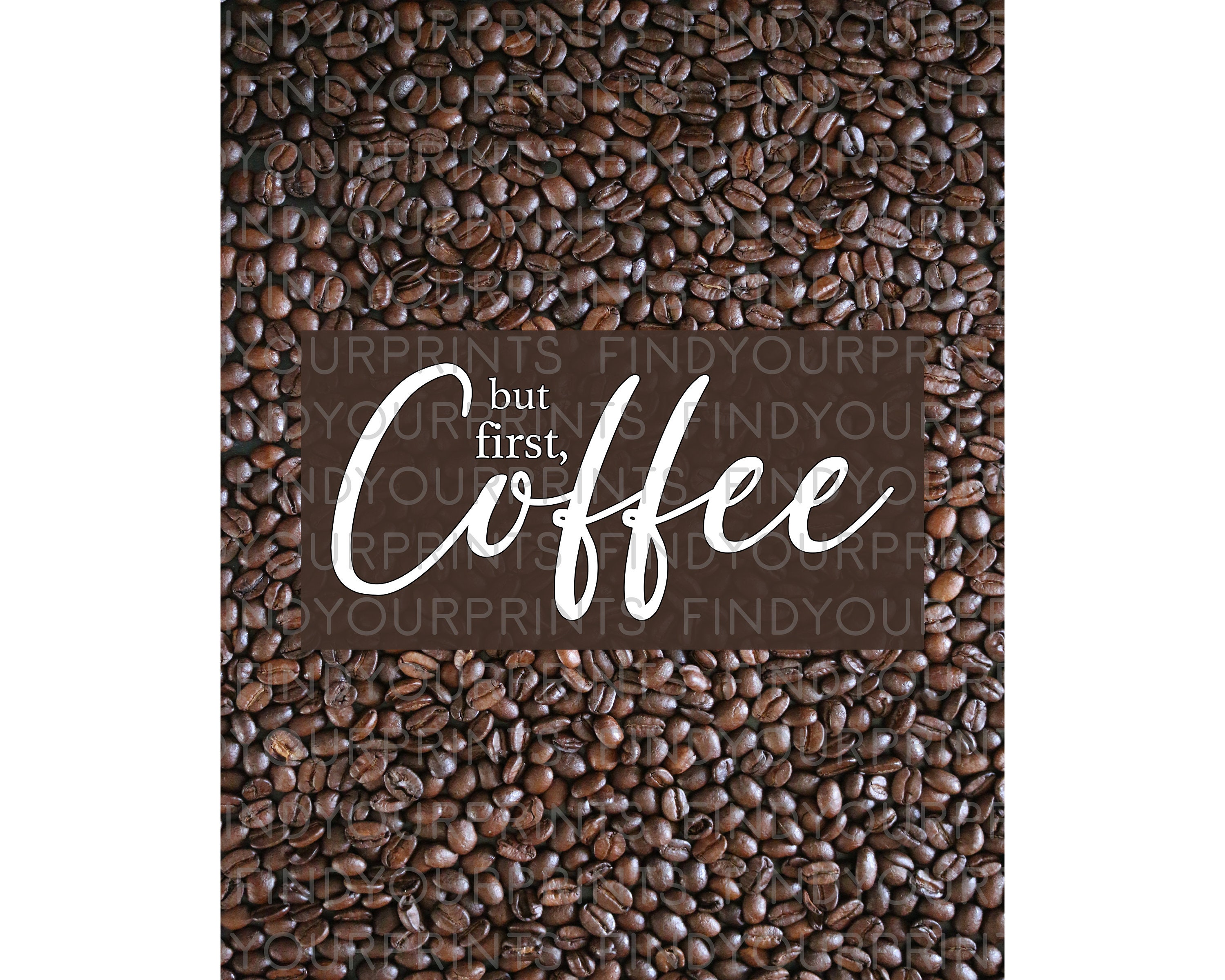 But First Coffee Print PRINTABLE Kitchen Wall Art DIGITAL | Etsy