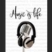 Music is Life Poster PRINTABLE Wall Art DIGITAL Download - Etsy
