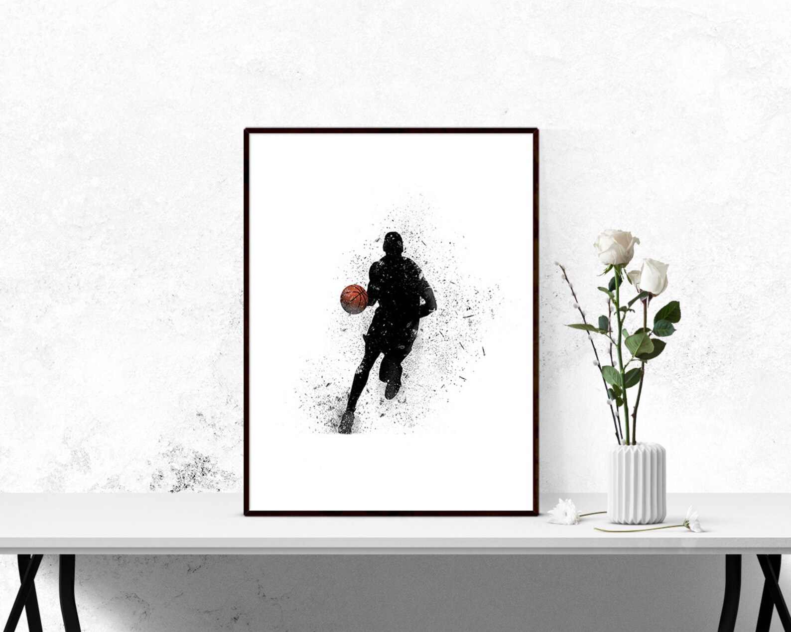 Basketball PRINTABLE Wall Art DIGITAL Download Sports Poster - Etsy