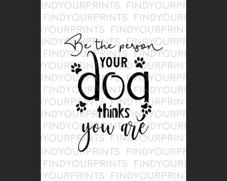 Dog Quote PRINTABLE Wall Art Pet Print DIGITAL DOWNLOAD - Etsy