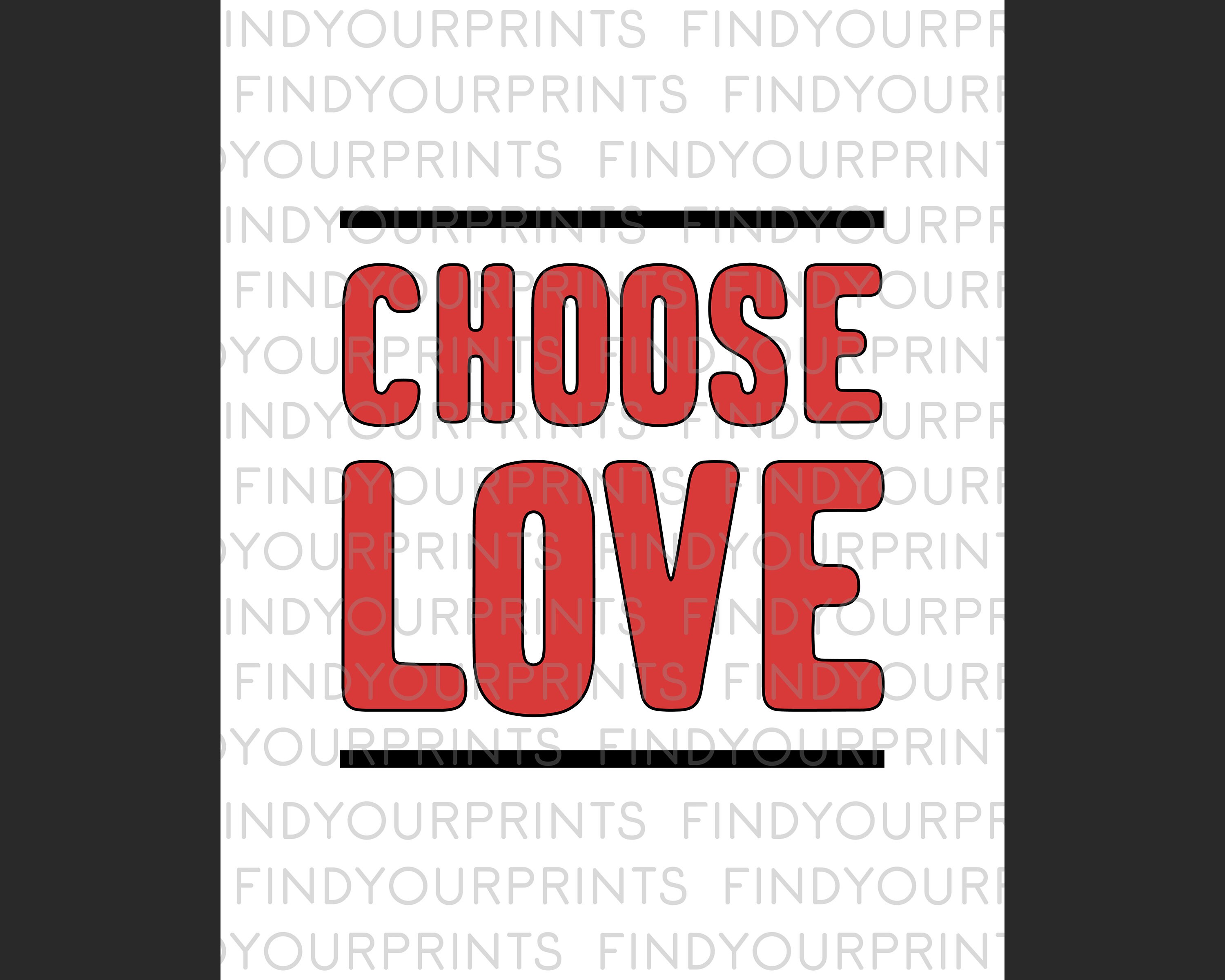 Choose Love PRINTABLE Poster - Anti Hate Protest Sign DIGITAL DOWNLOAD ...
