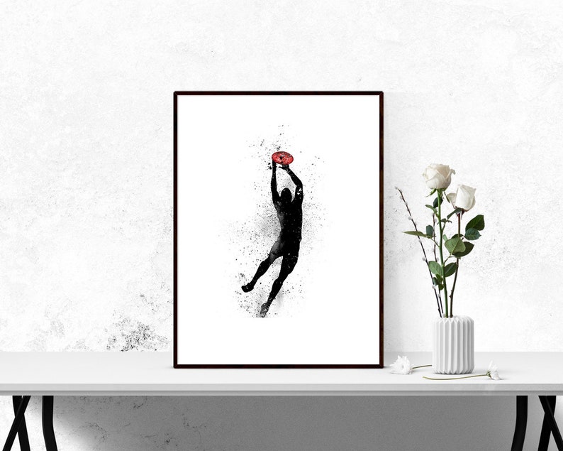 AFL PRINTABLE Wall Art - Digital Download Print - Australian Football ...