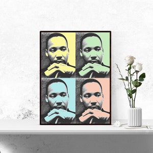 Martin Luther King PRINTABLE Poster - MLK Collage DIGITAL Download ...