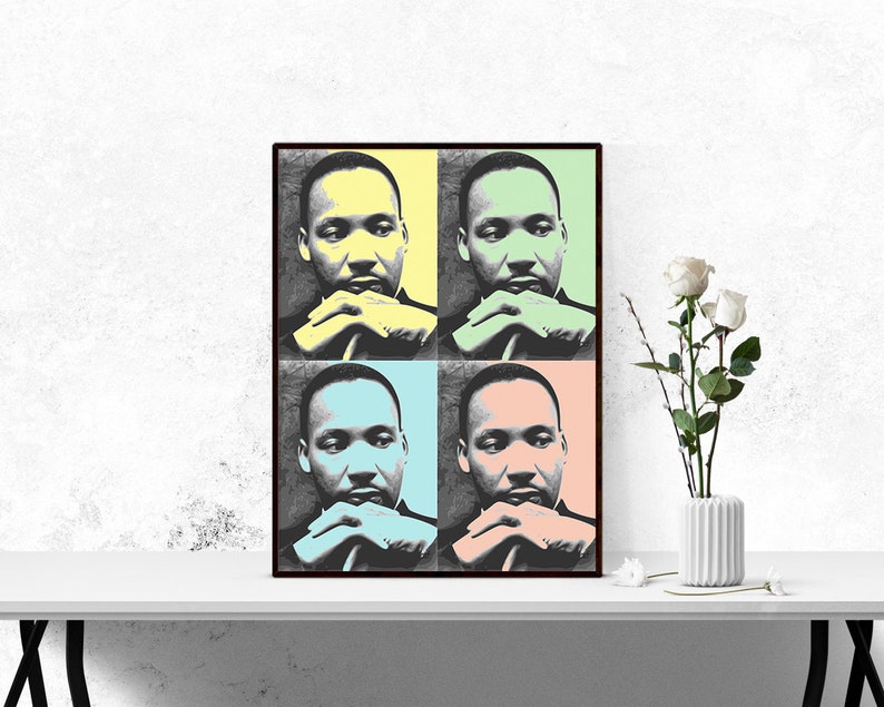 Martin Luther King PRINTABLE Poster MLK Collage DIGITAL - Etsy