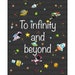 To Infinity and Beyond PRINTABLE Wall Art - Space Nursery Decor ...